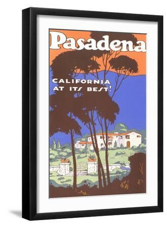 'Pasadena Poster, California' Prints | AllPosters.com