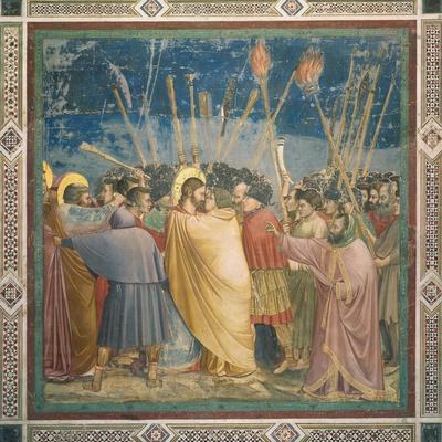 'Passion, The Kiss of Judas' Art - Giotto di Bondone | AllPosters.com