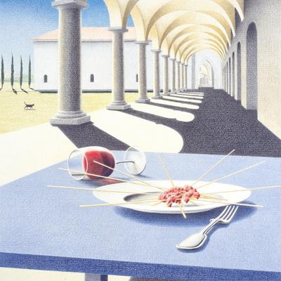 'Pasta, 2005 , Colour Pencil Drawing on Paper' Giclee Print - Rene Boin ...