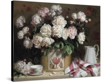 'Peony Romance' Stretched Canvas Print - Pat Moran | AllPosters.com