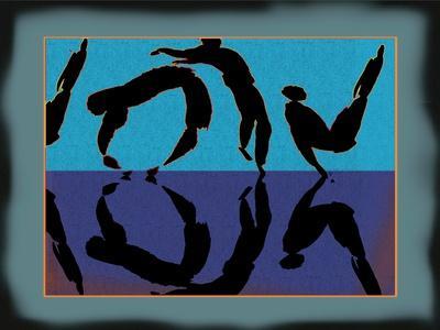 Dance Studio Blue Giclee Print - Patrick Howe | AllPosters.com