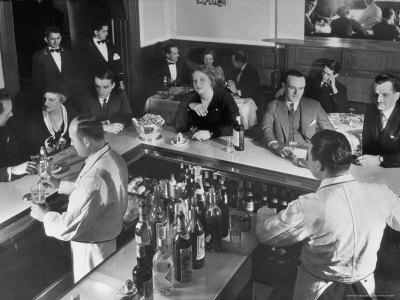 'Patrons Enjoying the Ambiance at This Popular Speakeasy, a Haven For ...