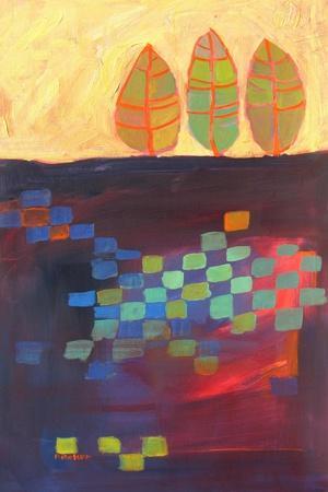 'Red Tree Forest' Prints - Patty Baker | AllPosters.com