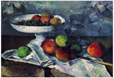 'Paul Cezanne (Still Life with Fruit Bowl) Art Poster Print' Posters ...