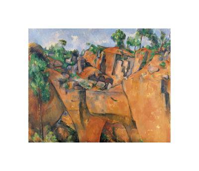 The Bibémus Quarry, c.1895 Premium Giclee Print - Paul Cezanne ...