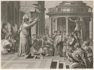 'Paul Preaches at Athens' Print | AllPosters.com