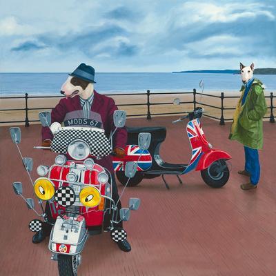 'Mod Dogs' Giclee Print - Paula Zimmermann | AllPosters.com