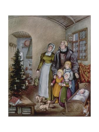 'Martin Luther's Christmas Tree, from 'The Illustrated London News ...