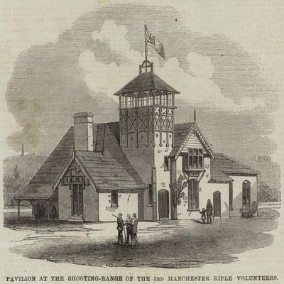 'Pavilion at the Shooting-Range of the 3rd Manchester Rifle Volunteers ...