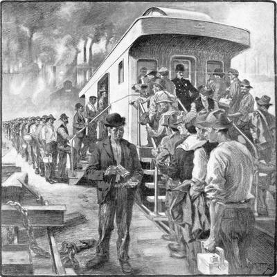 'Pay Car at Carnegie Steel Works' Giclee Print | AllPosters.com