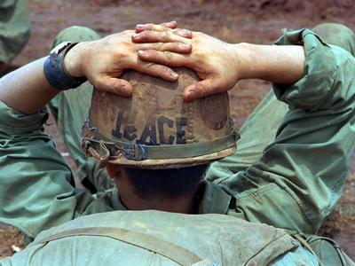 'Peace Helmet' Photographic Print - Associated Press | AllPosters.com