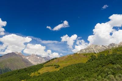 'Peaks of Svaneti mountains near Adishi' Photographic Print - Jan ...