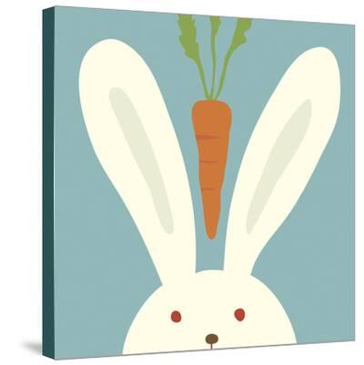 'Peek-a-Boo I- Rabbit' Stretched Canvas Print - Yuko Lau | AllPosters.com