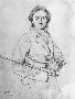 'Pencil Sketch of Niccolo Paganini by Jean Auguste Dominique Ingres ...