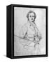 'Pencil Sketch of Niccolo Paganini by Jean Auguste Dominique Ingres ...