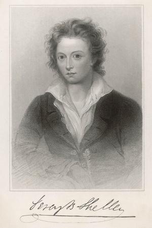 'Percy Bysshe Shelley English Romantic Poet' Photographic Print ...