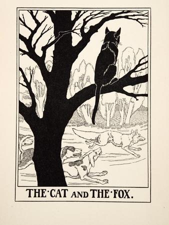 The Cat and the Fox, from A Hundred Fables of Aesop, Pub.1903 ...
