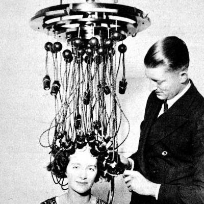 'Permanent Hair-Waving Machine, 1928' Photographic Print | AllPosters.com
