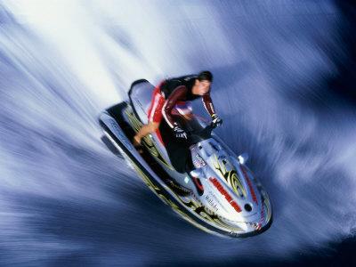 'Person Riding a Jet Ski' Photographic Print | AllPosters.com