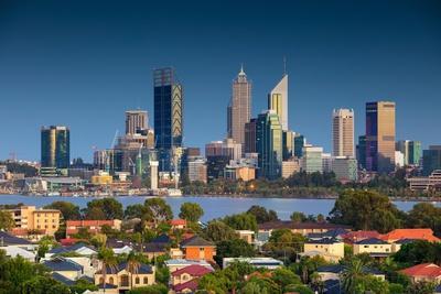 'Perth. Cityscape image of Perth skyline, Australia during during ...