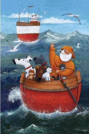 'Animal Boat Adventure' Posters - Peter Adderley | AllPosters.com