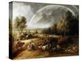 'Landscape with the Rainbow Painting by Peter Paul (Pierre-Paul) Rubens ...