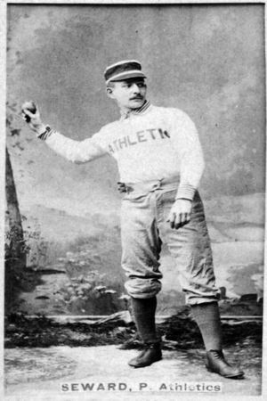 'Philadelphia, PA, Philadelphia Athletics, Ed Seward, Baseball Card ...