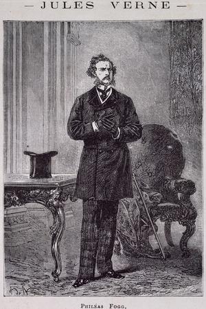 'Phileas Fogg, Illustration for around the World in 80 Days' Giclee ...
