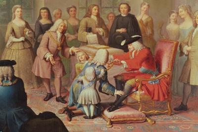 'Philip V of Spain Gives the Golden Fleece to the Marshal of Tesse as ...