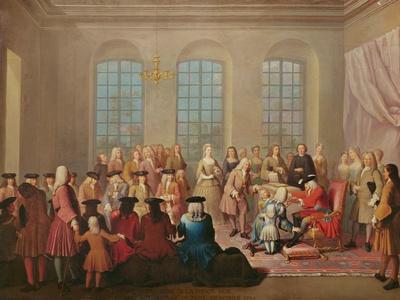 'Philip V of Spain Gives the Golden Fleece to the Marshal of Tesse as ...