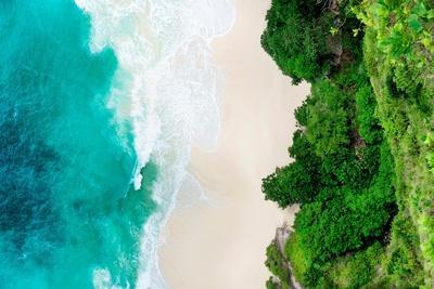 'Aerial Summer - Tropical Cliff' Photographic Print - Philippe ...
