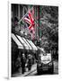 'London Taxi and English Flag - London - UK - England - United Kingdom ...