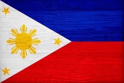 'Philippines Flag Design with Wood Patterning - Flags of the World ...