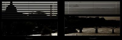 'Window View - Color Sunset in Paris with the Eiffel Tower and the ...