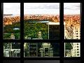 'Window View, Special Series, Central Park, Sunset, Manhattan, New York ...