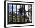 'Window View - the Eiffel Tower and Buildings of Parisian Architecture ...