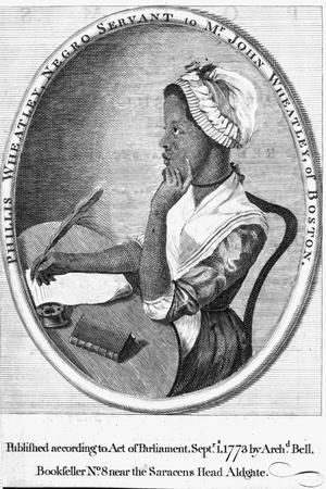'Phillis Wheatley, Frontispiece to Her 'Poems on Various Subjects ...