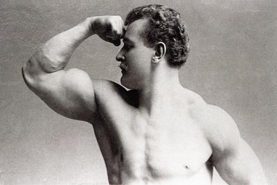 'Photographic Portrait in Studio of German Bodybuilder Eugen Sandow ...