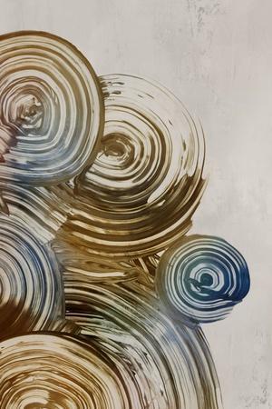 'Brushstroke Spirals in Earth and Sky' Prints - PI Studio | AllPosters.com