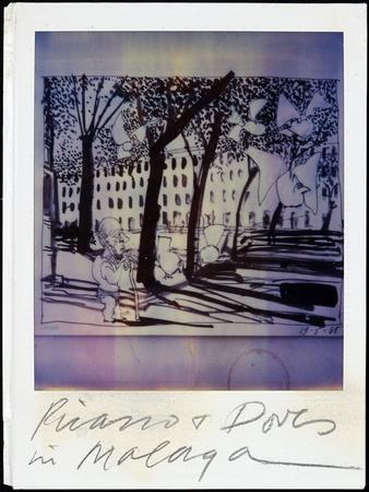 'PICASSO POLAROIDS & TRAVEL TRANSPARENCIES (drawing)' Giclee Print ...