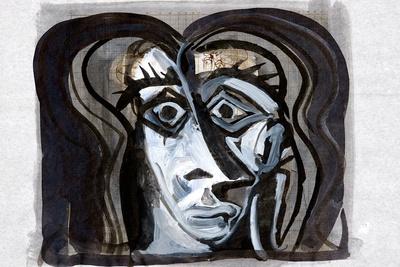 'Picasso sketches 78, 1988 (drawing)' Giclee Print - Ralph Steadman ...