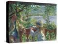 Near the Lake, 1879-1880, by Pierre-Auguste Renoir, 1841-1919, French ...