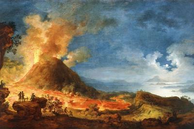 'The Eruption of Vesuvius' Giclee Print - Pierre Jacques Volaire ...