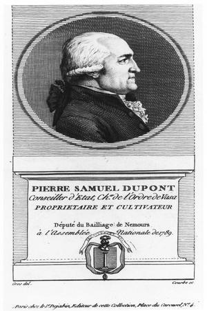 'Pierre Samuel Du Pont de Nemours (1739-1817), 1789' Giclee Print ...