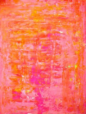 'Pink and Orange Abstract Art Painting' Posters - T30Gallery ...