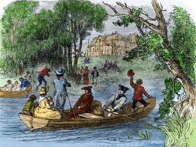 'Pioneers on the Ohio River Settling in the Old Northwest Territory ...
