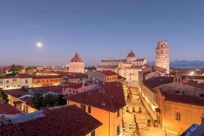 'Pisa, Italy townscape view at night' Photo | AllPosters.com