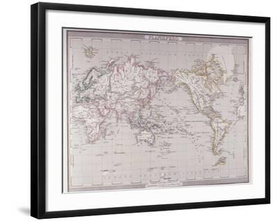 'Planispheric Map of the World' Photographic Print - Fototeca Gilardi ...