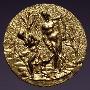 Plaque Depicting the God Apollo and Marsyas, Gilt Brass, Florentine or ...