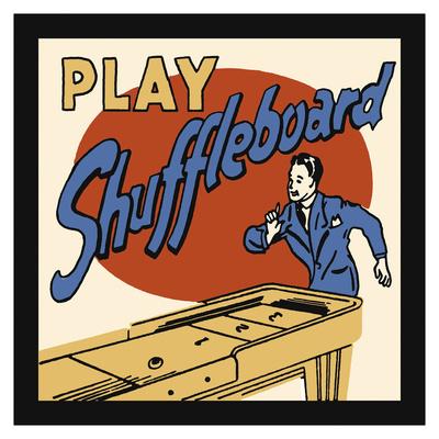 'Play Shuffleboard' Poster - Retro Series | AllPosters.com